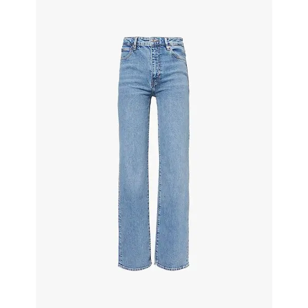 FRAME The Ruler High-rise Straight-leg Jeans