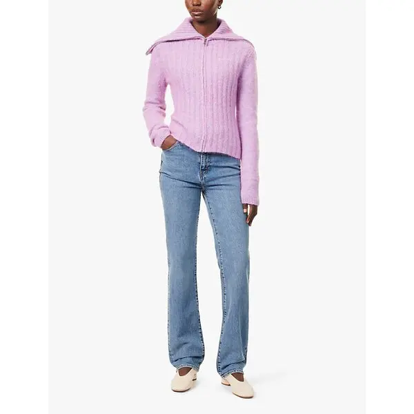 FRAME The Ruler High-rise Straight-leg Jeans