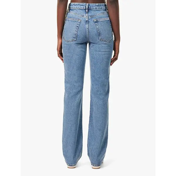 FRAME The Ruler High-rise Straight-leg Jeans