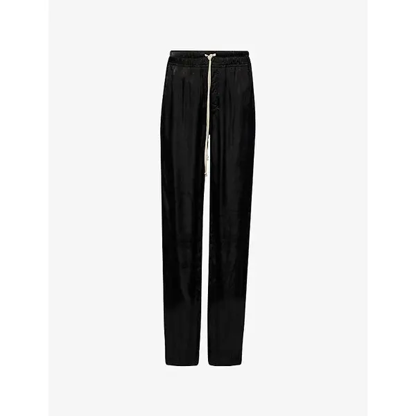 Rick Owens Dietrich Drawstring Woven Trousers