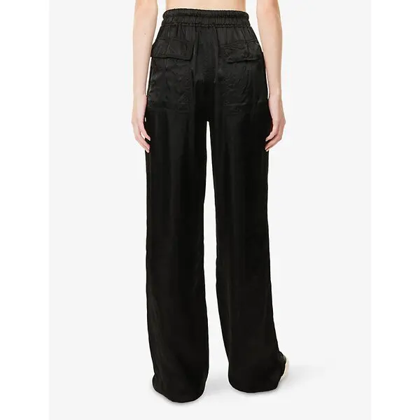Rick Owens Dietrich Drawstring Woven Trousers