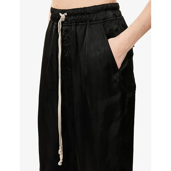 Rick Owens Dietrich Drawstring Woven Trousers