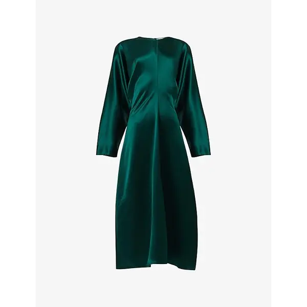 LEEM Batwing Satin Maxi Dress