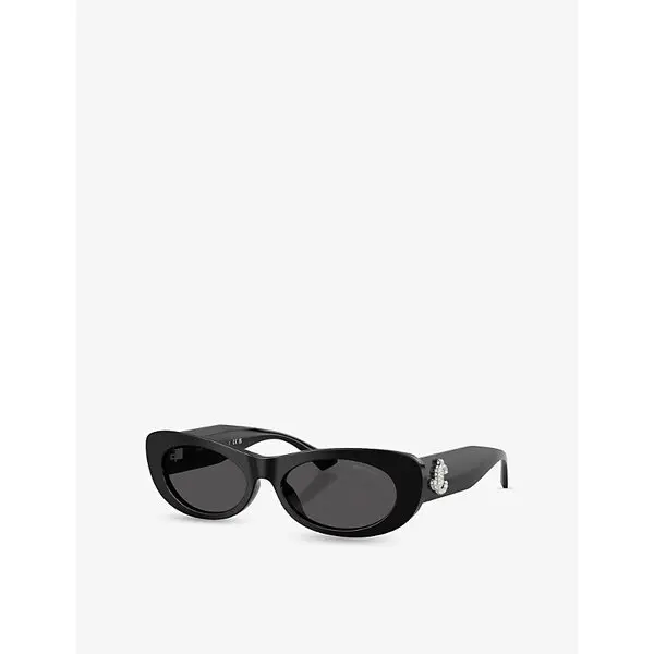 JIMMY CHOO Jc5038bu Oval-frame Sunglasses