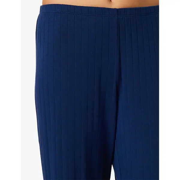 Eberjey Gisele Ribbed Stretch-woven Pyjama Set