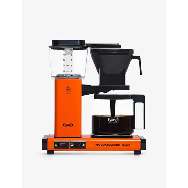 MOCCAMASTER Kbg Select Filter Stainless-steel Coffee Machine - Orange
