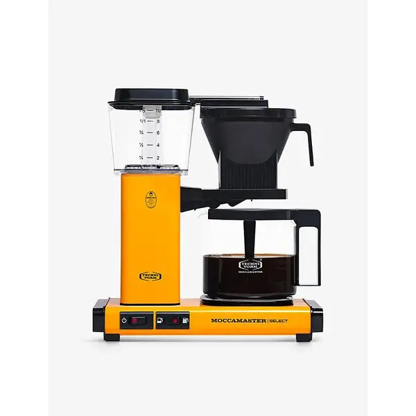 MOCCAMASTER Kbg Select Filter Stainless-steel Coffee Machine - Yellow Pepper