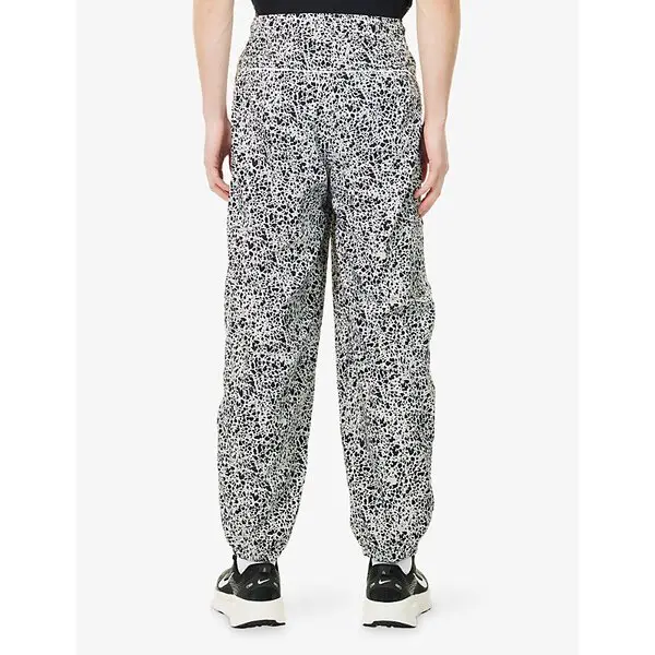 Nike Graphic-print Straight-leg Woven Trousers
