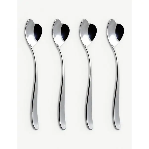 ALESSI Big Love Set Of Four Ice Cream Spoons - Nocolor