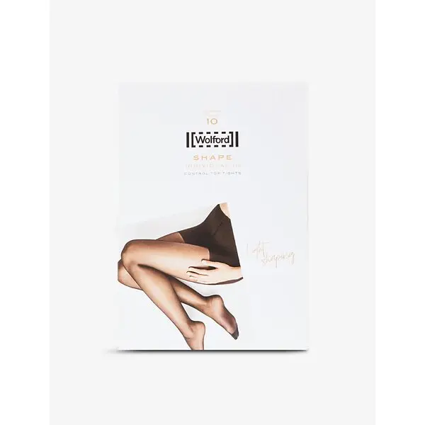 Wolford Individual 10 Denier Stretch-knit Tights - Gobi