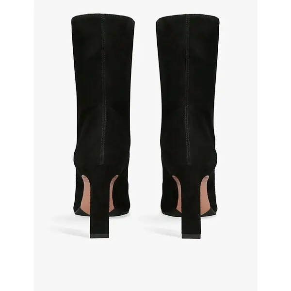 AQUAZZURA Manzoni Suede Heeled Ankle Boots