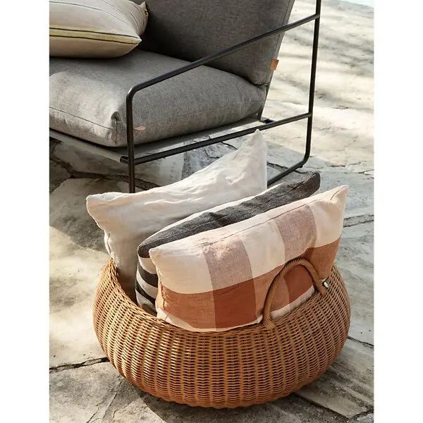 FERM LIVING Braided Low Rattan Basket 32cm