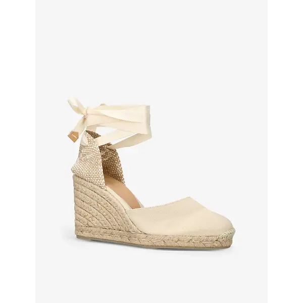 CastaÑer Carina Cotton Wedge Espadrilles