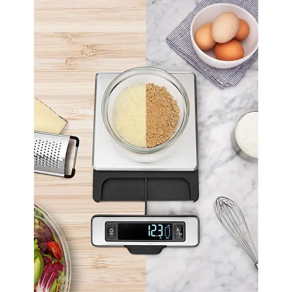 OXO Steel Scale Pull Out Display Weighing Scales