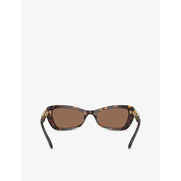 SWAROVSKI Sk6033 Irregular-frame Sunglasses - Brown