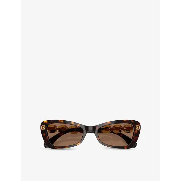 SWAROVSKI Sk6033 Irregular-frame Sunglasses - Brown
