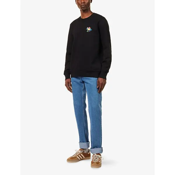 Paul Smith Zebra-logo Cotton-jersey Sweatshirt