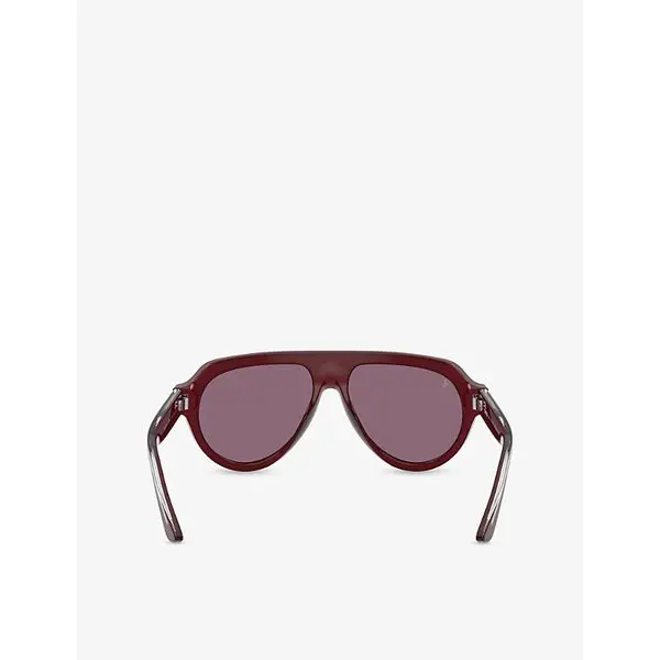 FERRARI Aviator-frame Acetate Sunglasses