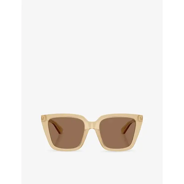 Burberry Square-frame Acetate Sunglasses - Yellow