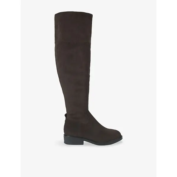 Kurt Geiger Tisha Suede Knee-high Flat Boots