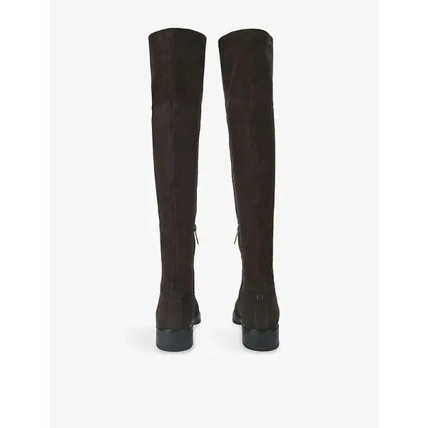 Kurt Geiger Tisha Suede Knee-high Flat Boots