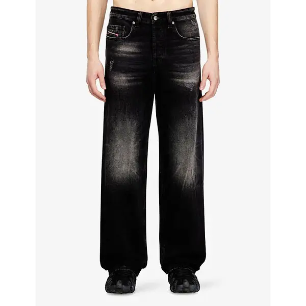 DIESEL® Wide-leg Denim Jeans