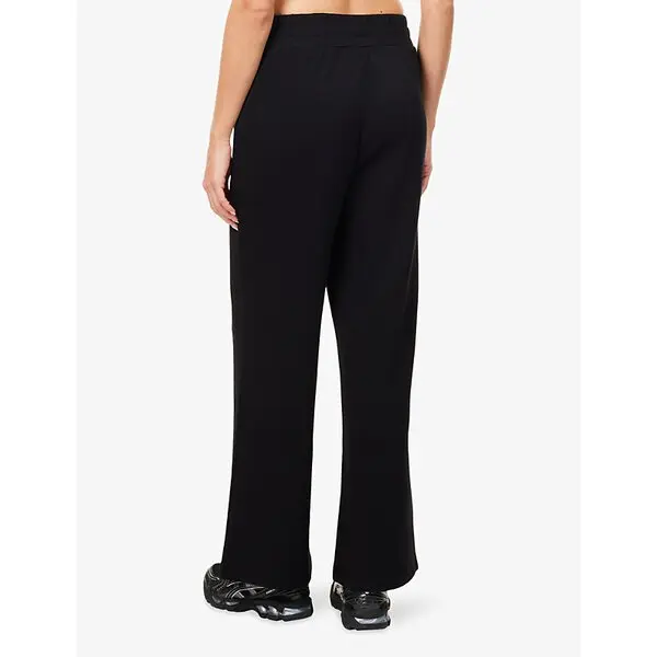Varley Wide-leg Drawstring Stretch-woven Jogging Bottoms - Black