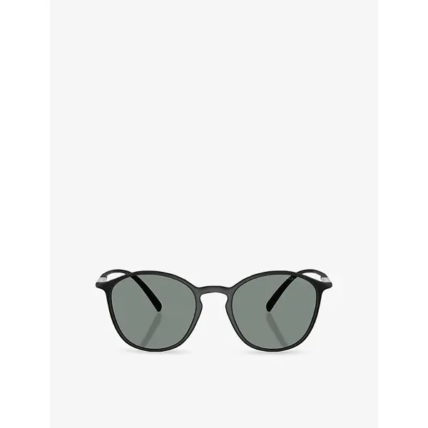 Giorgio Armani Ar8233u Phantos-frame Sunglasses - Black