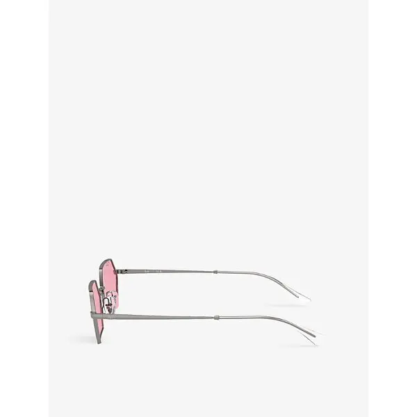 Ray-ban Irregular Frame Metal Sunglasses
