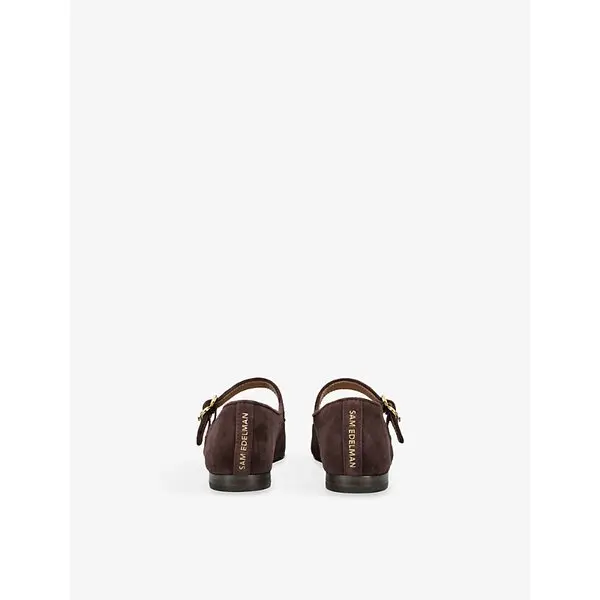 Sam Edelman Michaela Buckle Mary-jane Flats - Brown