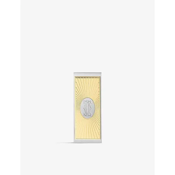 Cartier Double C Palladium-plated Stainless-steel Money Clip - Grey