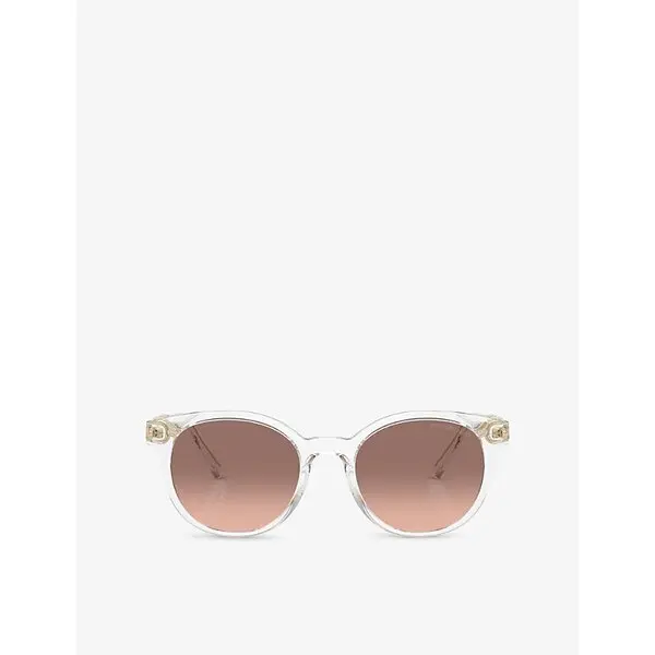 Michael Kors Round-frame Acetate Sunglasses - Clear