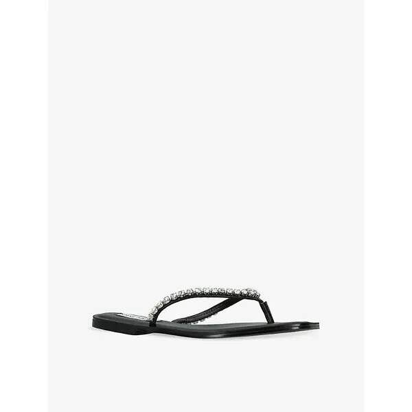 Steve Madden Embellished Woven Sandals