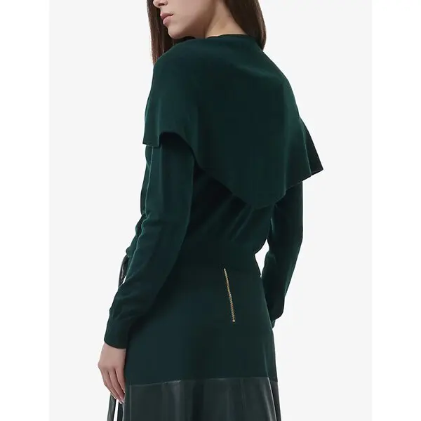 LEEM Tie-scarf Knitted Jumper