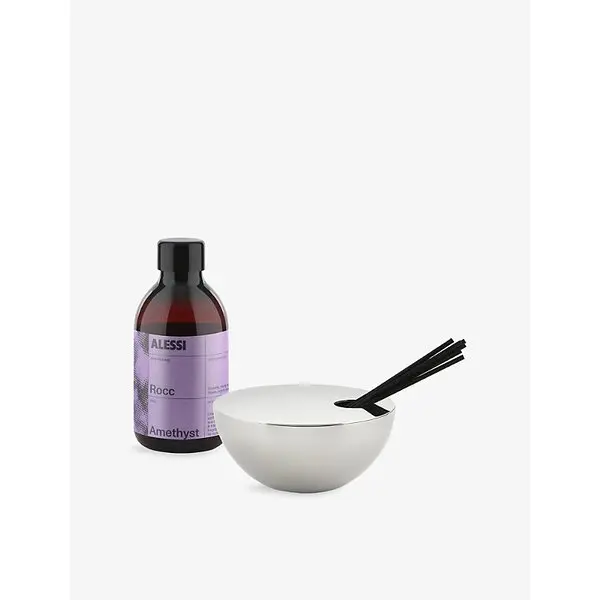 ALESSI Rocc Amethyst Fragrance Diffuser Michael Anastassiades - Silver