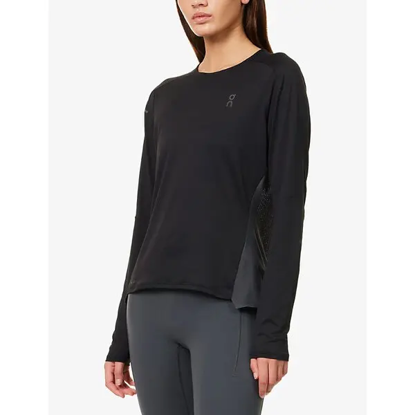 On Performance Long-sleeve Stretch-woven Top