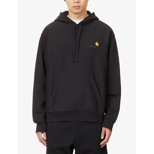 Carhartt Work In Progress American Script Zip-up Cotton-blend Hoodie