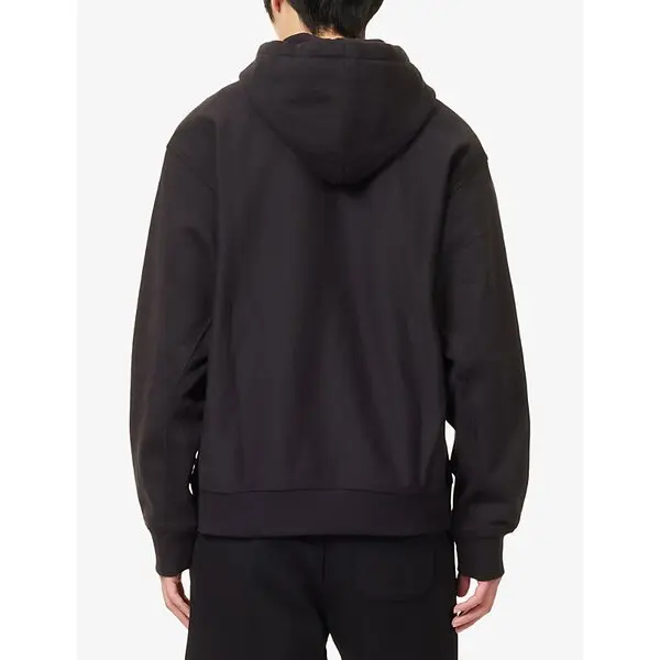 Carhartt Work In Progress American Script Zip-up Cotton-blend Hoodie