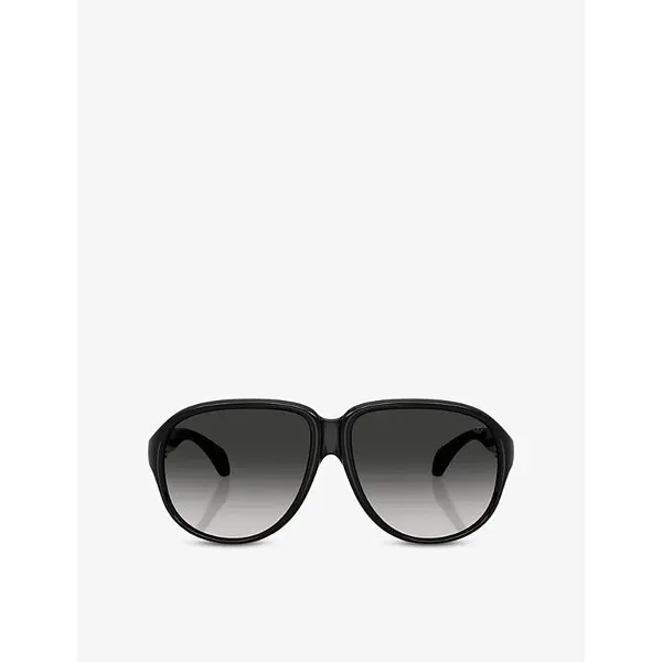 Moncler Halcyonne Pilot-frame Sunglasses - Black