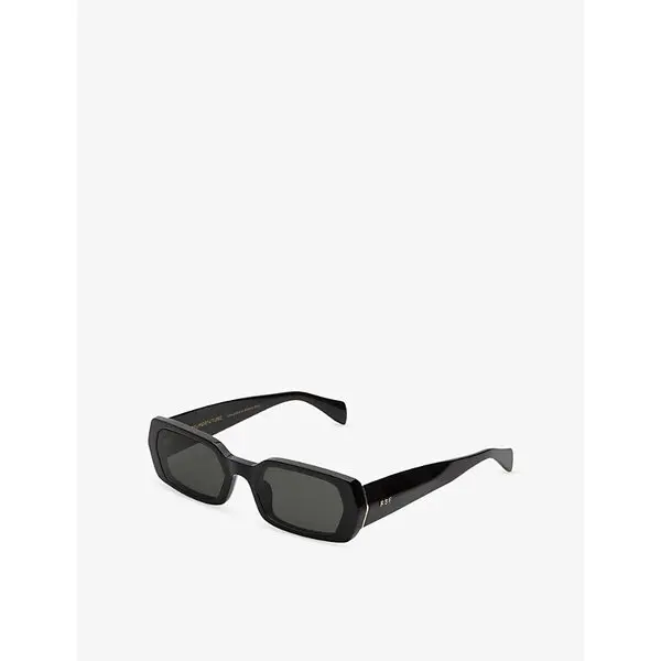 RETROSUPERFUTURE L'altro Rectangular Sunglasses - Black