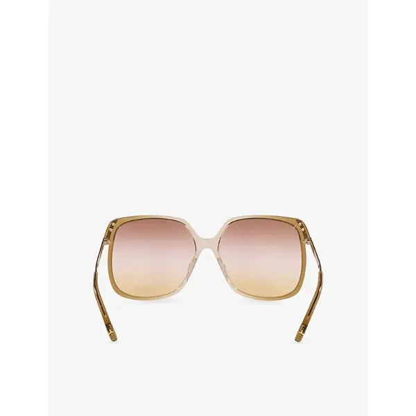 Chloé Ch0286s Square Frame Sunglasses - Brown