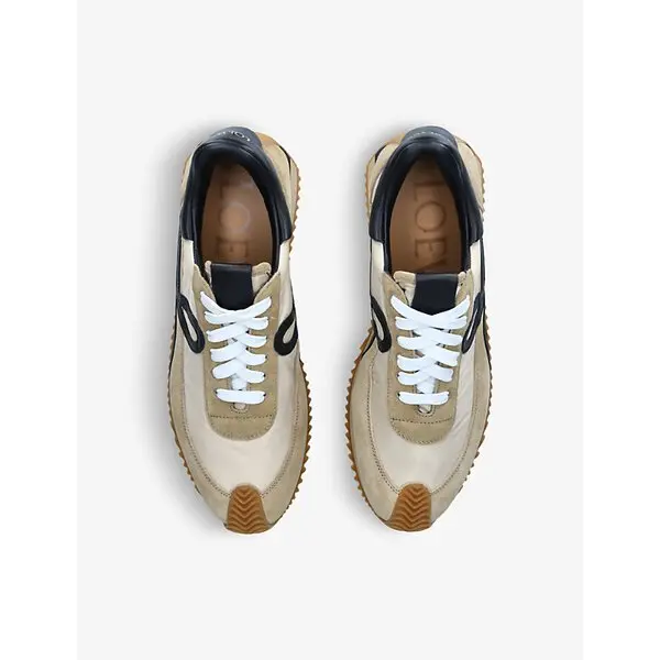 Loewe Flow Runner Monogram Trainers - Beige Comb