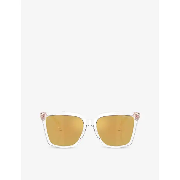 Michael Kors Menaggio Square-frame Sunglasses - Clear