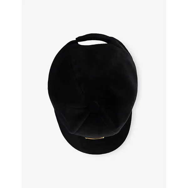 Prada Velvet Baseball Cap - Black