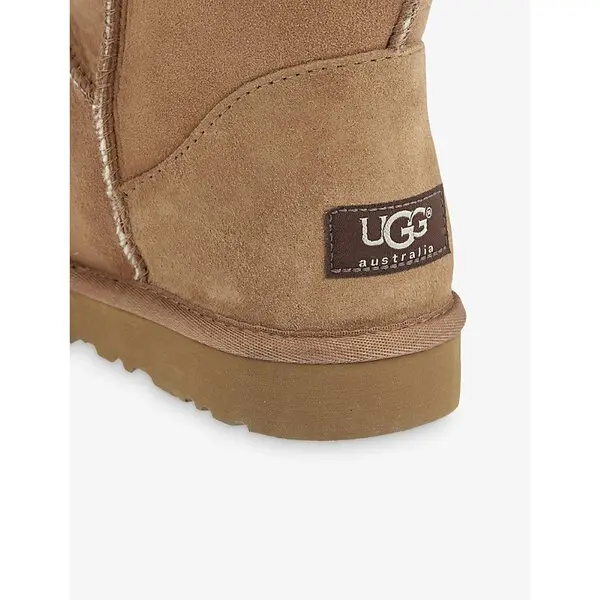 UGG Short Twin-faced Sheepskin Boots - Brown