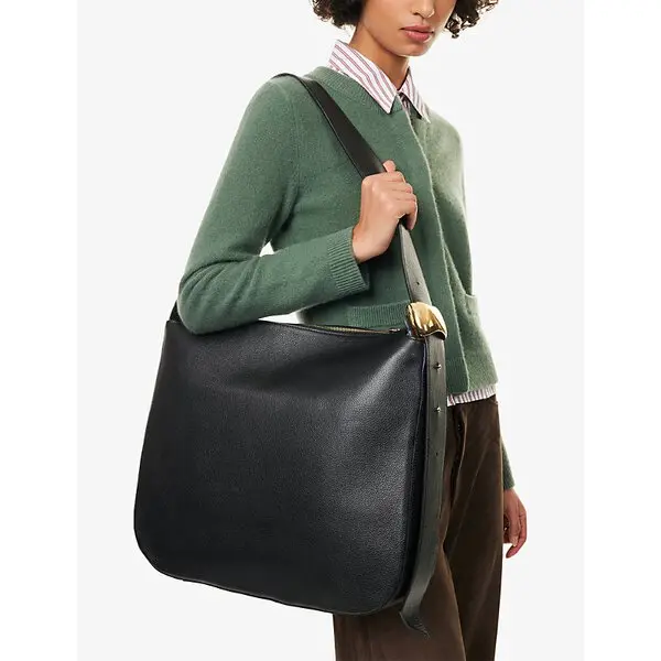 AMANU The Zambia Suede Tote Bag - Black