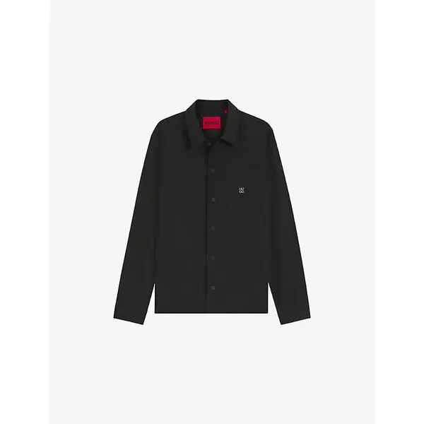 Hugo Logo-patch Cotton Polo Shirt