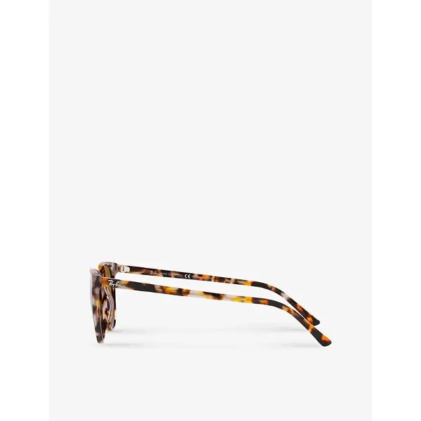 Ray-ban Geometric-frame Acetate Sunglasses - Brown