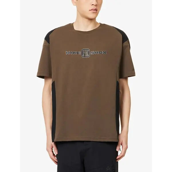 Nike Shox Crewneck Cotton-jersey T-shirt