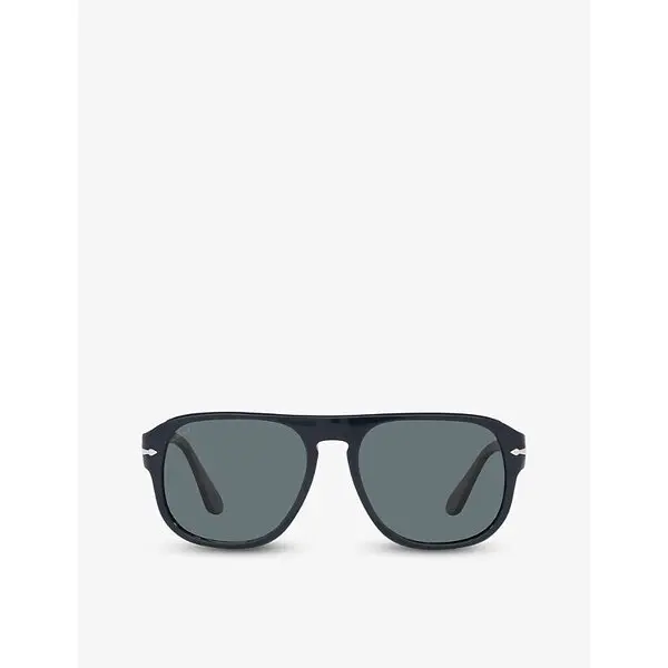 Persol Acetate Pillow-frame Sunglasses - Blue